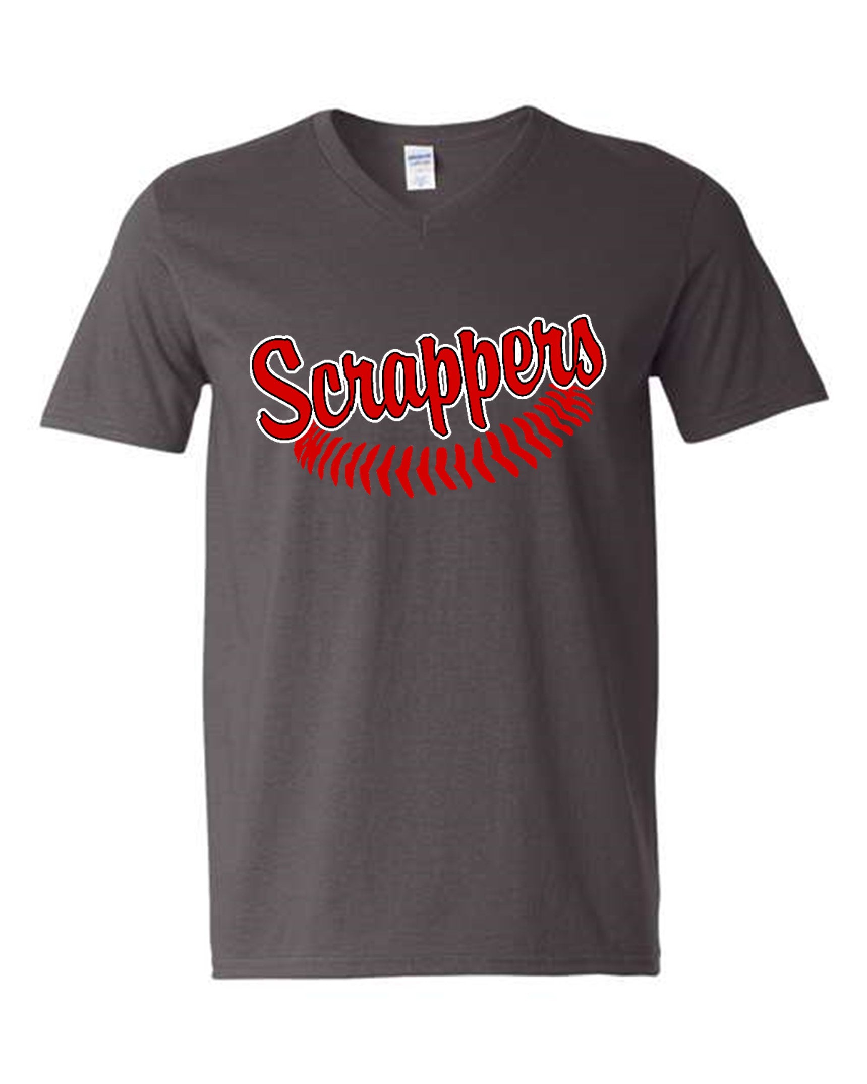 Scrappers Baseball V-Neck (Adult Sizes Only) – Masden Avery Design Co.