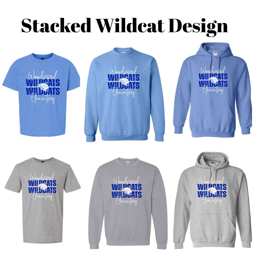 Stacked Woodward Wildcats Design – Masden Avery Design Co.