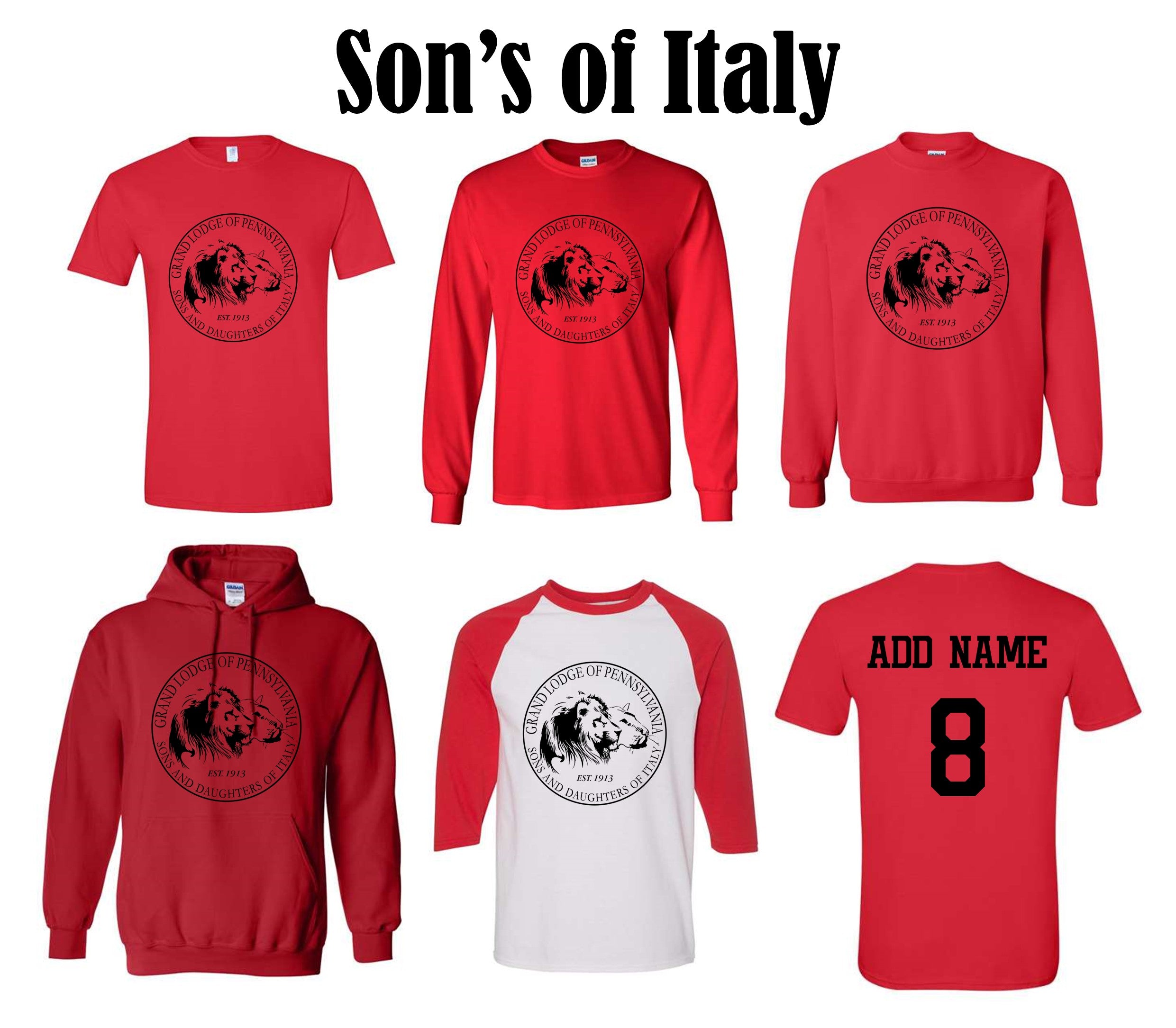 Son's of Italy – Masden Avery Design Co.