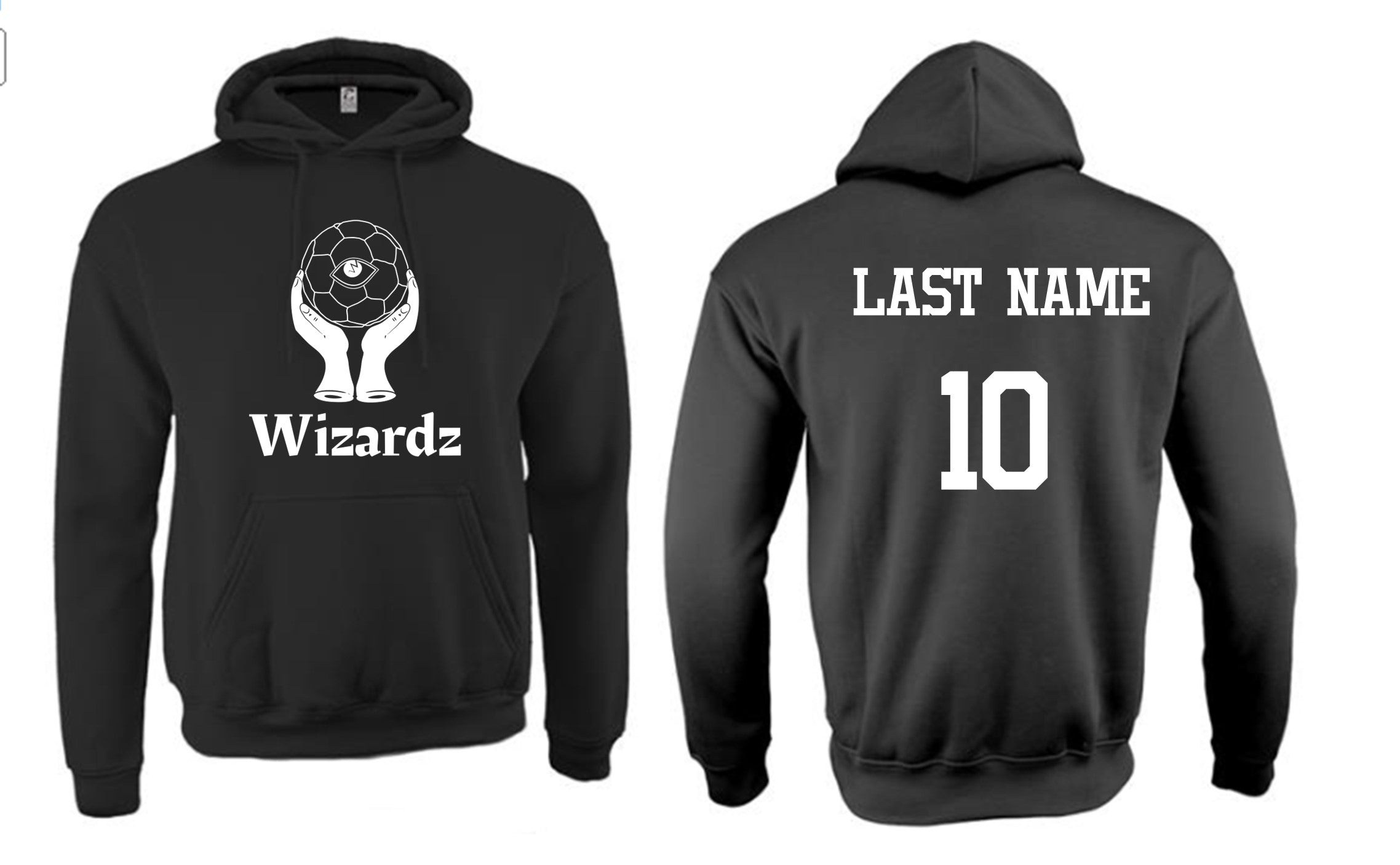 Wizardz Soccer Hooded Sweatshirt (Youth and Adult) – Masden Avery ...
