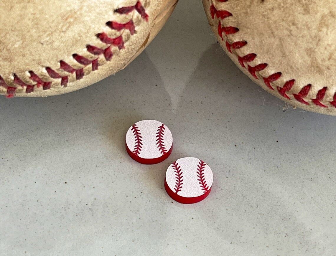 Baseball Stud Earrings – Masden Avery Design Co.