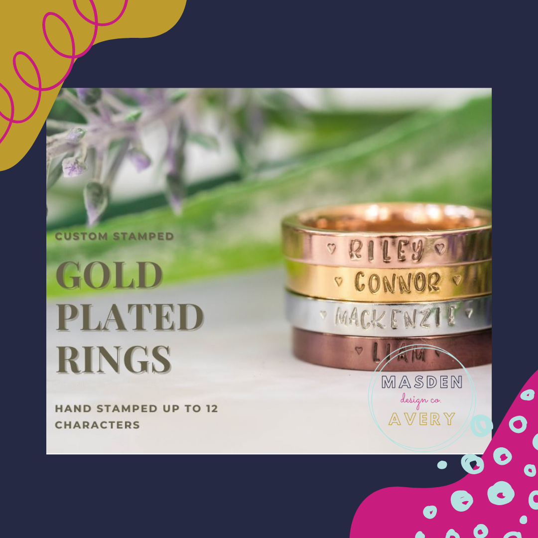 Custom Hand-Stamped Ring – Masden Avery Design Co.