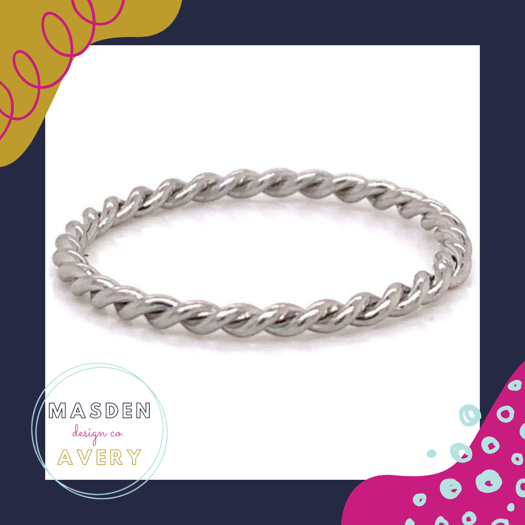 Twisted Spacer Ring – Masden Avery Design Co.