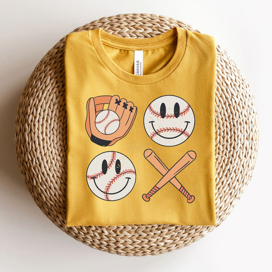 Retro Baseball and Glove – Masden Avery Design Co.