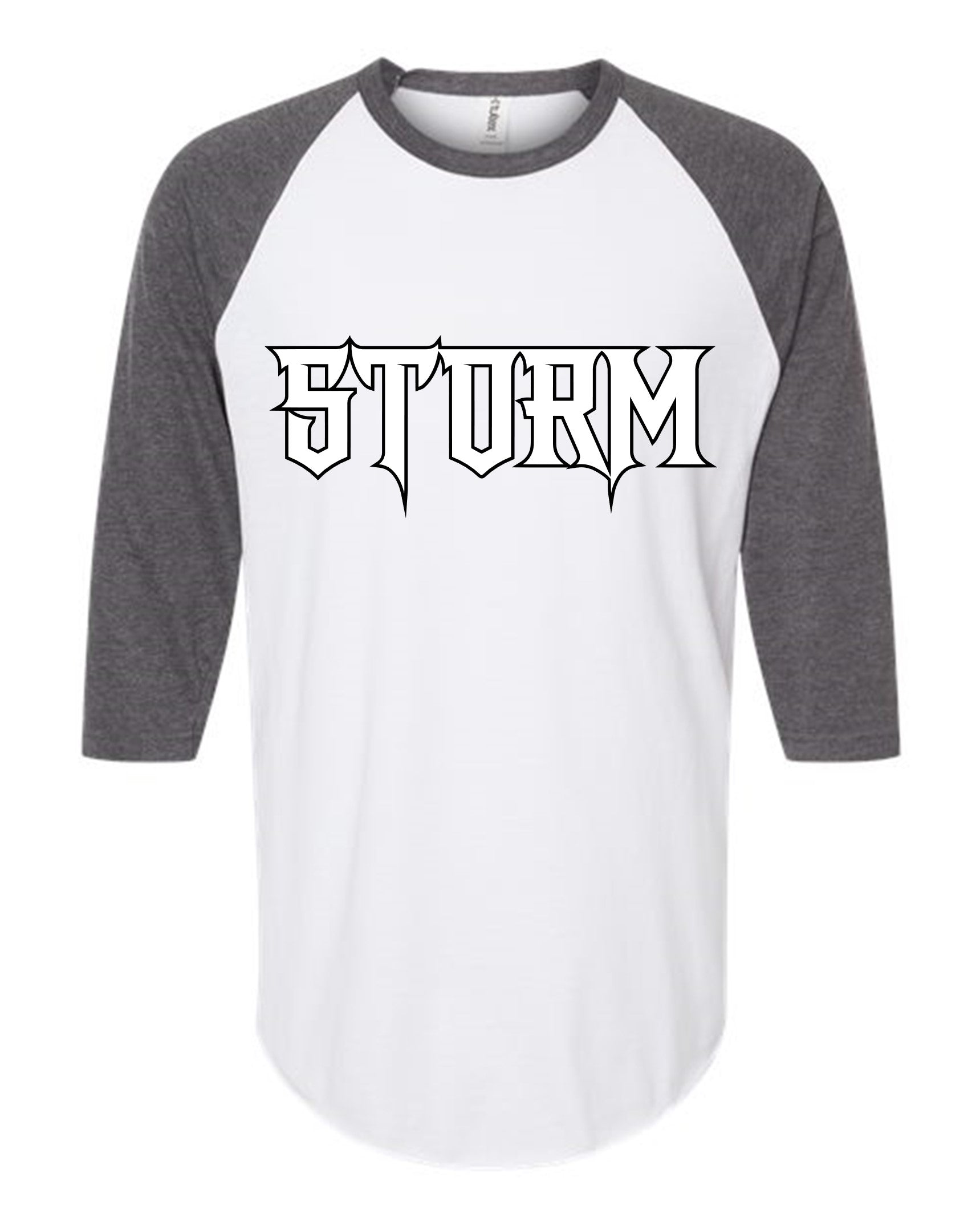 Storm Baseball Three Quarters Sleeve – Masden Avery Design Co.